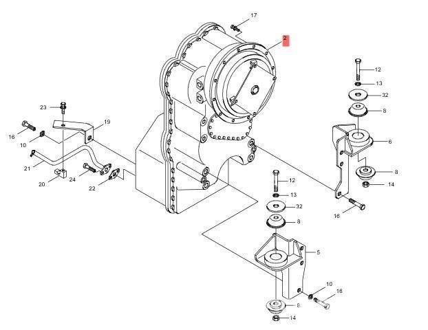 ZF GEAR TRANSMISSION 4WG 190 - Max Machinery Equipment