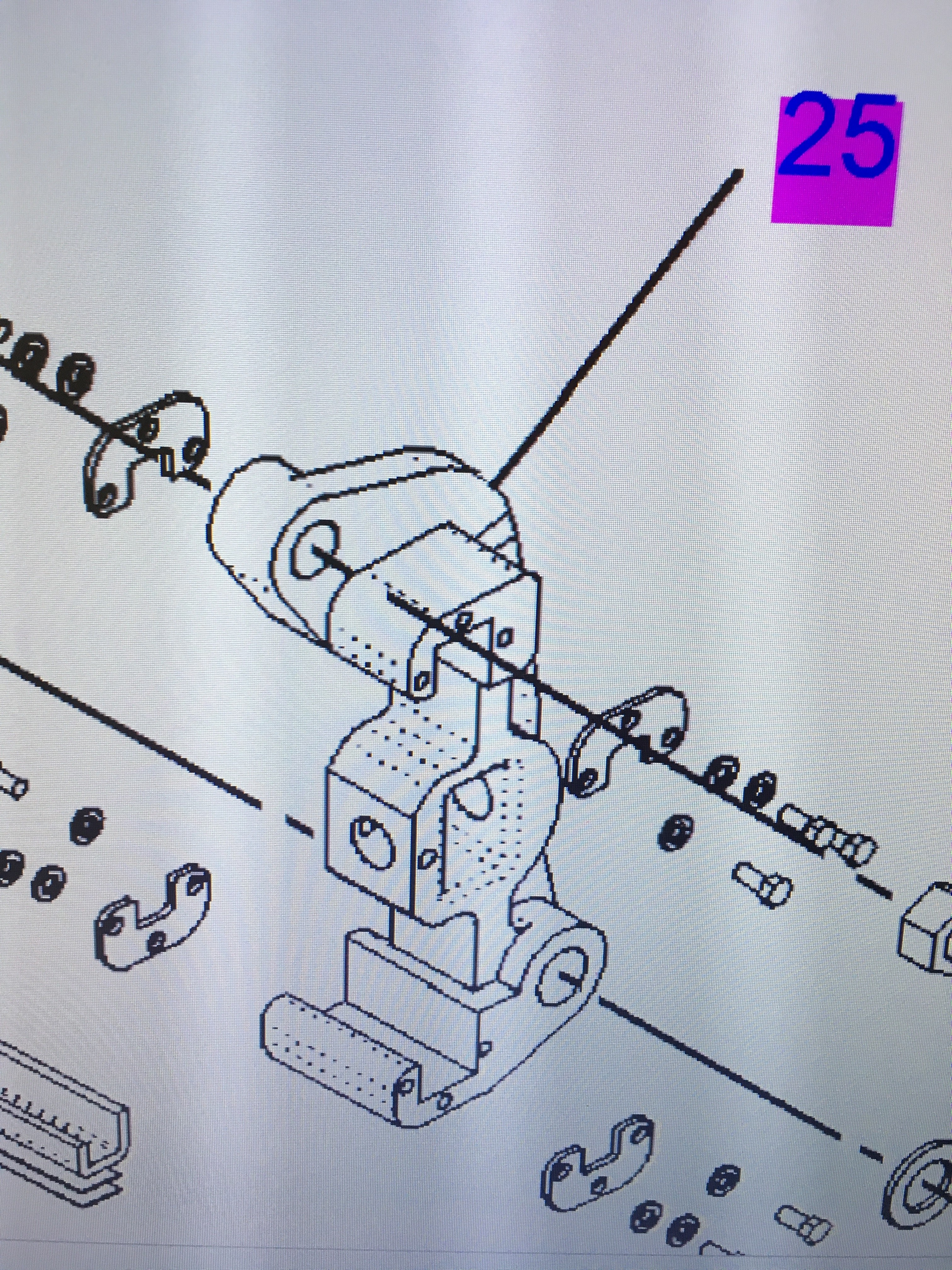 Grader moldboard Bracket AS - Max Machinery Equipment